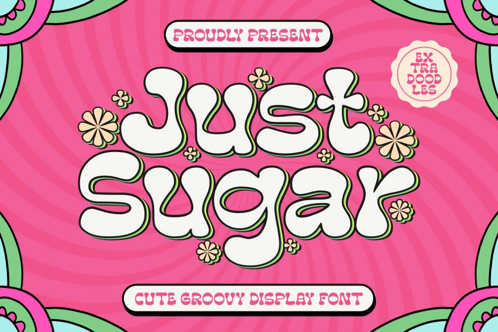 Just Sugar Font by 7NTypes